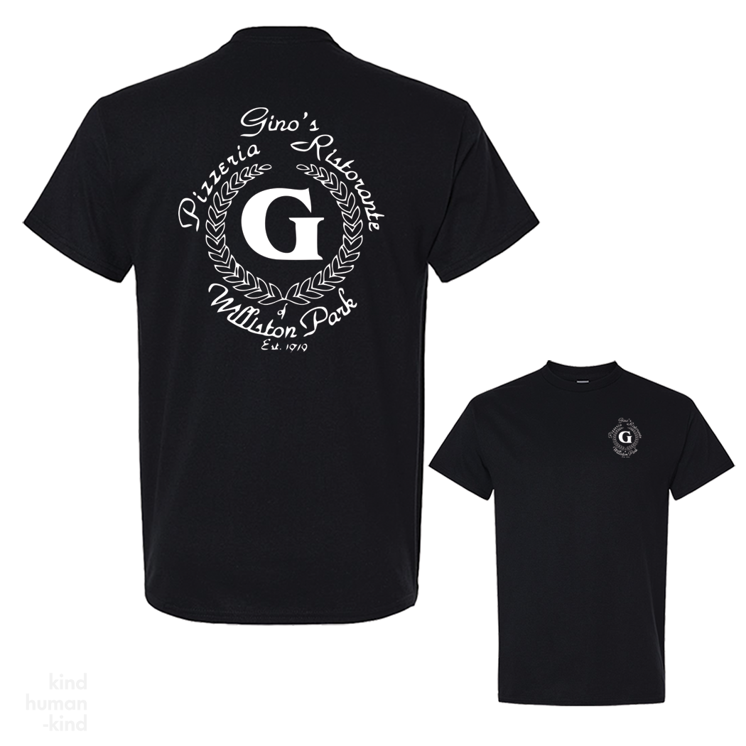 Gino's of Williston Park Logo | T-Shirt (2 color options) – kind humankind